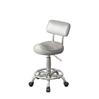 Generic Sattelhocker mit R&uuml;ckenlehne, ergonomisch geformter Sattelstuhl, h&ouml;henverstellbar, geeignet for Sch&ouml;nheitssalons, Spas und B&uuml;ros(Color-5)