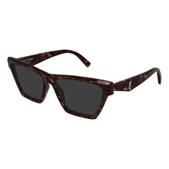 Saint Laurent Stylische Sonnenbrille f&uuml;r moderne Frauen - - Accessories - Damen - Braun - 58 MM