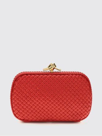 Bottega Veneta Soft Knot Clutch aus geflochtenem Leder