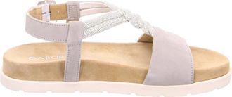Gabor Nubukleder-Sandale - - Shoes - Damen - Beige - 37 EU