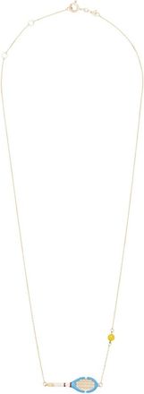 Aliita Aliita, Femme, Accessoires, Jaune, Taille: ONE Size Tennis Pelota Polished Necklace
