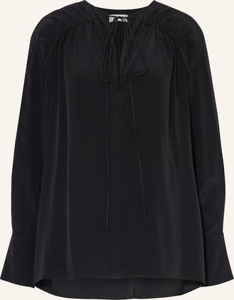 Victoria Beckham Blusenshirt Aus Seide schwarz