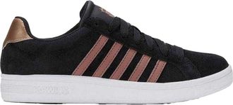 K-Swiss K-Swiss - Court Tiebreak Sneaker f&uuml;r Damen, Leder (Schwarz)