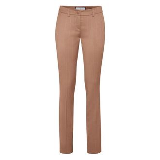 Philipp Plein Femme, Pantalons, Brun, Taille: 38 FR Pinstripe Chinos Fit Pantalons