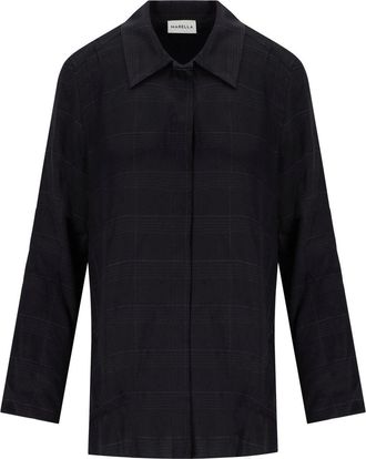 Marella CHEMISE BALLATA BLEU CHECK MARELLA