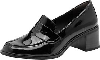 Tamaris Trotteur 1-24464-45 Mocassins pour Femme, Noir brevet&eacute;, 40 EU, Imprim&eacute; Noir, 40 EU