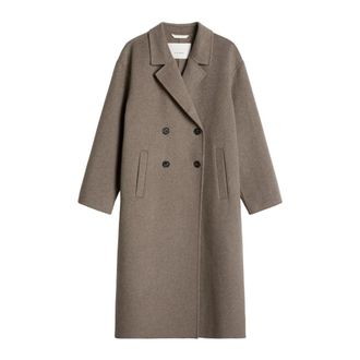 Marc O'Polo Doppelreihiger Wollmantel - - Coats - Damen - Braun - L