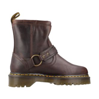 Dr. Martens Femme, Chaussures, Brun, Taille: 43 EU Bottines avec Anistone Harness