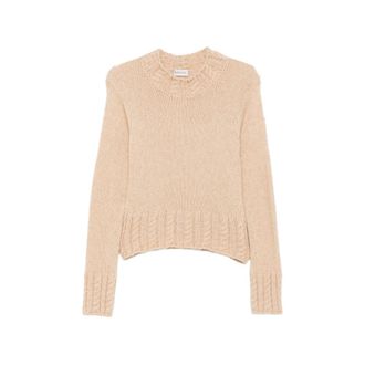 Moncler Logo-patch Cable-knit Sweater