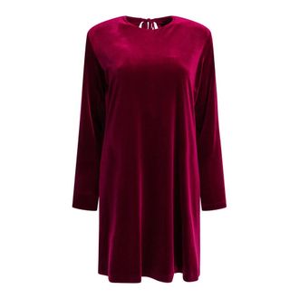 Semper Kurzes Samtkleid - - Dresses - Damen - Rot - M
