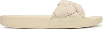 Tommy Jeans Pantoletten Tommy Jeans Tjw Braided Slides EN0EN02975 &Eacute;cru