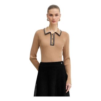 Karl Lagerfeld Rundhals-Strickpullover - - Knitwear - Damen - Braun - S