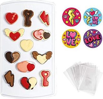 Decora 0890011 SET TIEFGEZOGENE FORM HERZ 15 X 26 CM