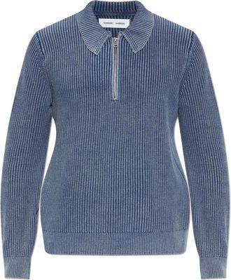 Sams&oslash;e & Sams&oslash;e Homme, Pulls, Bleu, Taille: S Saearl HZ Polo