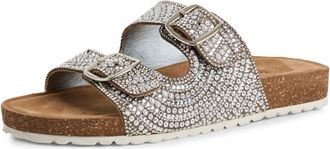 Tamaris Pantolette Damen Flach metallic,EU 41