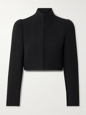 Alaia Verk&uuml;rzte Jacke Aus Twill - Schwarz