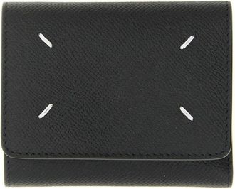 Maison Margiela Four Stitches Leder Kartenetui - - Accessories - unisex - Schwarzk - ONE SIZE
