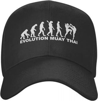 Generic Casquette de baseball classique Evolution Muay Thai Casquette de baseball pour arts martiaux combattant kickboxing Tha&iuml;lande Boxe Trucker Chapeau Prot