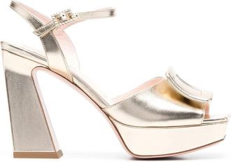 Roger Vivier Sandalen - Sandals Golden - Gr. 38,5 (EU) - in Gold - f&uuml;r Damen