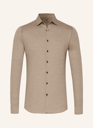 DeSoto Desoto Jerseyhemd Slim Fit beige