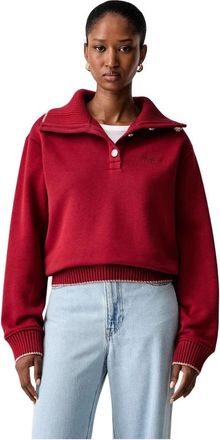Guess Femme, Sweatshirts et sweats &agrave; capuche, Rouge, Taille: 44 FR SweaT-shirt X North Sails