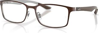 Ray-Ban Rb8424 Optics Gunmetal Fassung Klar Glas Polarisiert 55-18