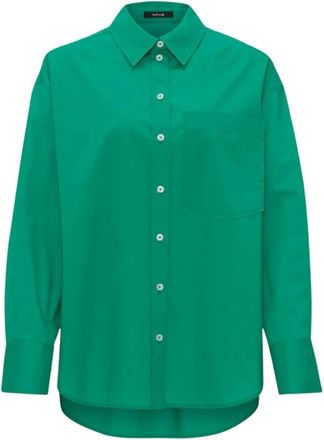 OPUS Langarmshirt - - Blouses & Shirts - Damen - Gr&uuml;n - S