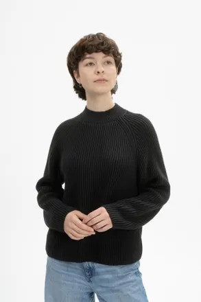 Mela Damen vegan Pullover Analah Schwarz
