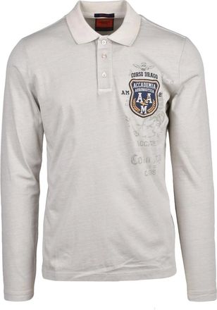 Aeronautica Homme, Tops, Beige, Taille: 4XL Polo