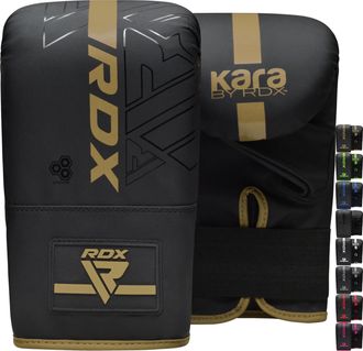 RDX Sports Boxhandschuhe für Kickboxen und Muay Thai Training, Maya Hide Leder Kara Boxsack Handschuhe für Kampfsport, Sparring, Boxen, MMA, Punchinghandschuhe f