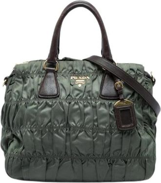 Prada Pre-owned Satchel - - Pre-owned - Damen - Gr&uuml;n - ONE SIZE