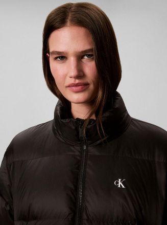 Calvin Klein Jeans Steppjacke abnehmbare Kapuze, Regular Fit, kurze Form, wattiert