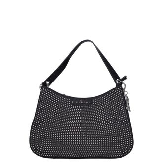 John Richmond Satin und Nieten Tasche - - Bags - Damen - Schwarzk - ONE SIZE