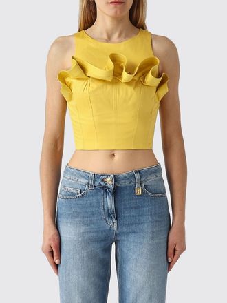Elisabetta Franchi Top Femme couleur Jaune