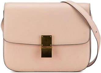 Celine Hobo Bags - Medium Calfskin Classic Box - Gr. unisize - in Gold - f&uuml;r Damen