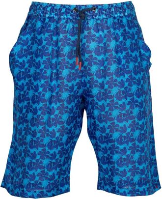 Kiton Homme, Shorts, Bleu, Taille: 2XL Linen Short Pants