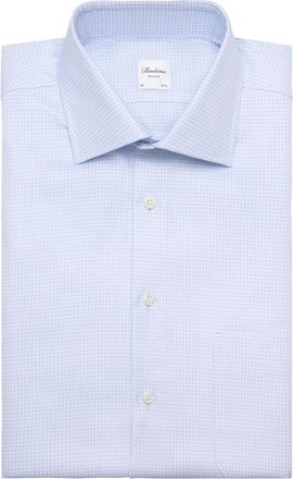 Stenstr&ouml;ms Kurzarmhemd mit Kleinmuster aus Twofold Super Cotton, Regular in