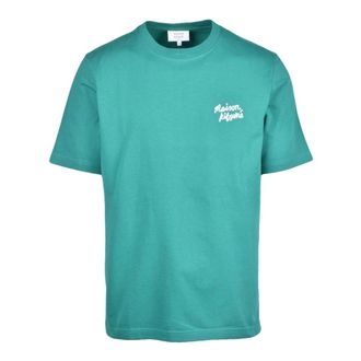 Maison Kitsun&eacute; Homme, Tops, Vert, Taille: S Maison Kitsune tshirt