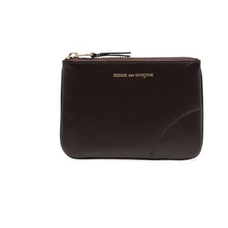 Comme Des Gar&ccedil;ons Braune Lederbrieftasche mit Rei&szlig;verschluss - - Accessories - unisex - Braun - ONE SIZE