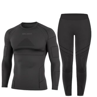 Smilodox Thermo Outfit Set Herren Tarian, Thermounterw&auml;sche atmungsaktiv mit optimaler W&auml;rmeisolierung, Bewegungsfreiheit, feuchtigkeitsregulierendem Funktions