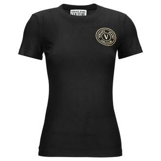 Versace Jeans Couture T-Shirt - - Tops - Damen - Schwarzk - 2XS