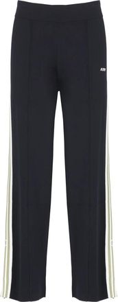 Autry Homme, Pantalons, Noir, Taille: XL Stripe Pantalons