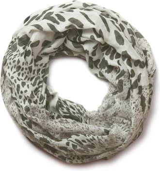 styleBREAKER Schlauchschal Loop mit Leoparden Print