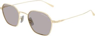 Montblanc Montblanc, Homme, Accessoires, Jaune, Taille: 50 MM Mb0472S Lunettes de soleil