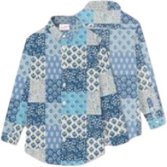 MC2 Saint Barth Femme, Blouses et Chemises, Bleu, Taille: 40 FR Brigitte Shirt