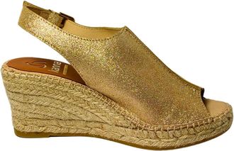 Kanna Femme, Chaussures, Jaune, Taille: 41 EU 19kv0718 Wedge Sandal