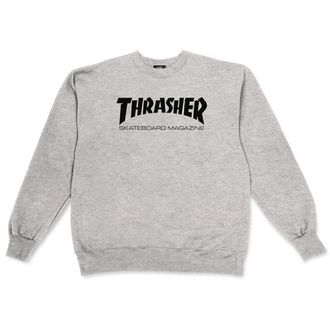 Thrasher Herren Skatemag Crew Sweatshirt, grau, L