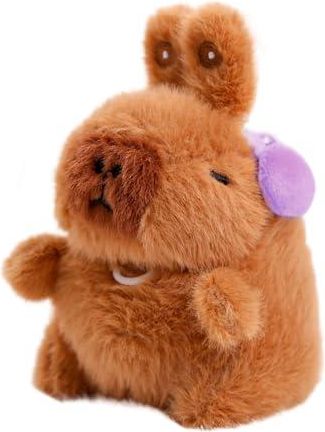 Generic Capybara Peluche douce, pendentif de sac &agrave; dos, pour adultes et, pour sac &agrave; dos, sac &agrave; main, voyage, &eacute;cole, f&ecirc;te et, lilas, Siehe Beschreibung