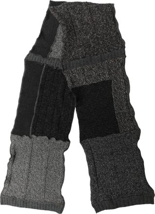 Dolce & Gabbana Patchwork Wool Knit Scarf - Multicolor