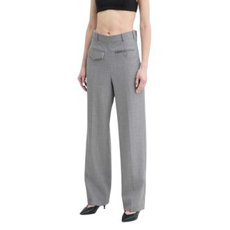 Victoria Beckham Weite Hosen - - Trousers - Damen - Grau - S
